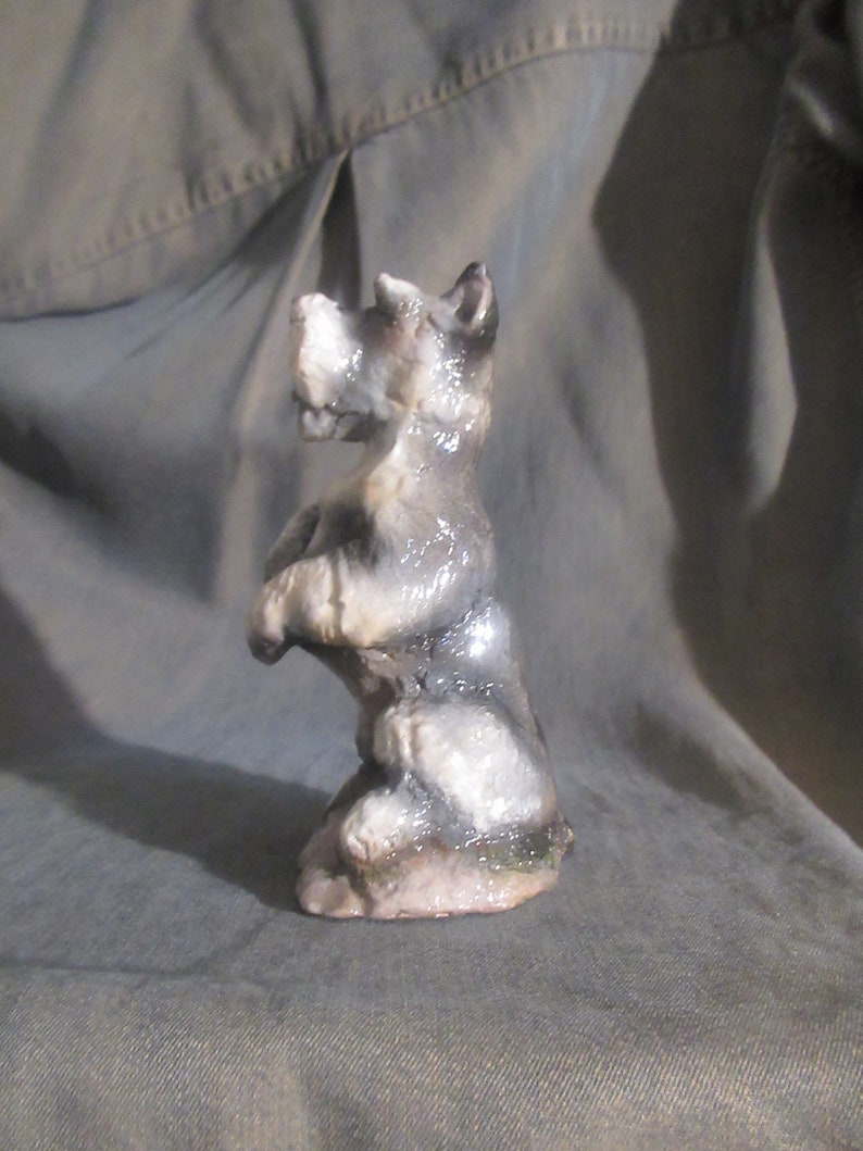 Ron Hevener Schnauzer Dog Figurine - Etsy