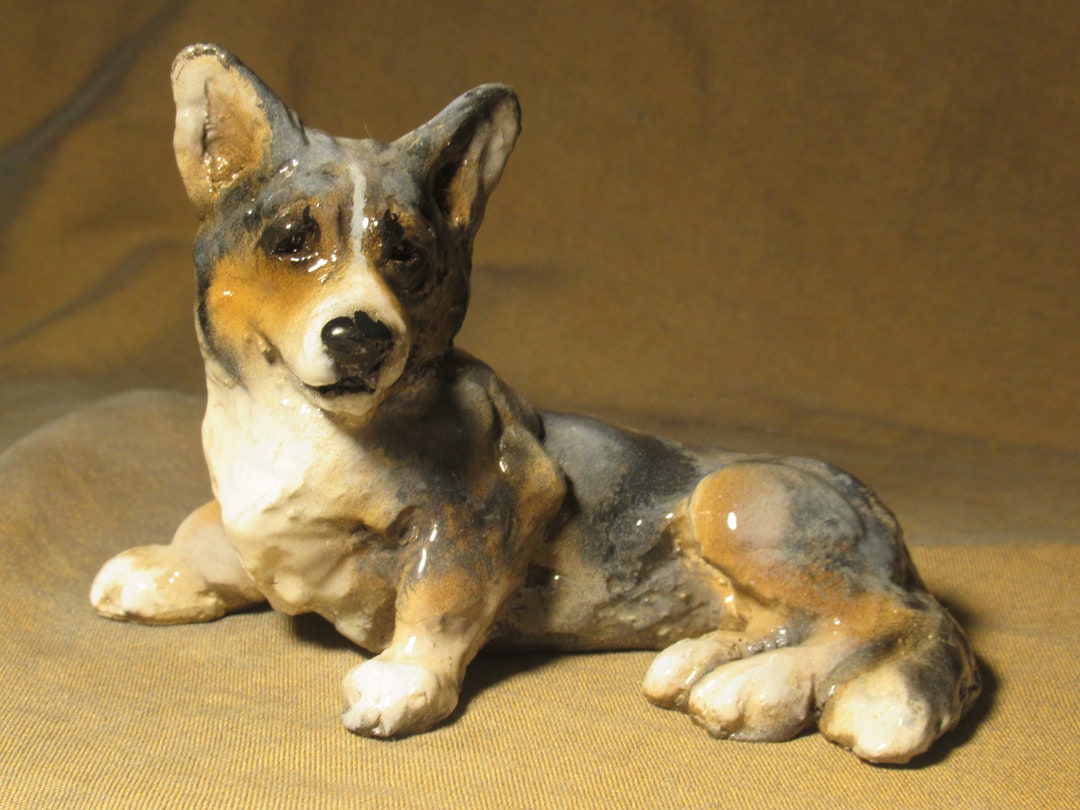 Ron Hevener Cardigan Corgi Dog Figurine - Etsy