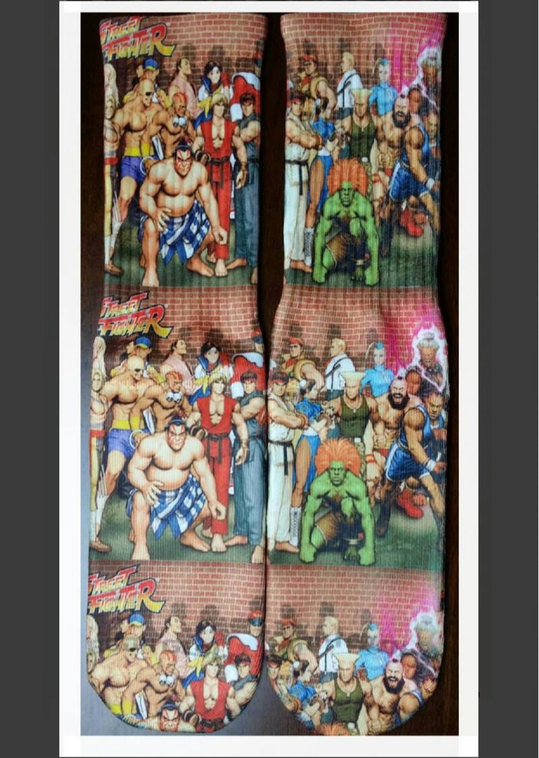 Street Fighter Custom Dryfit Socks - Etsy