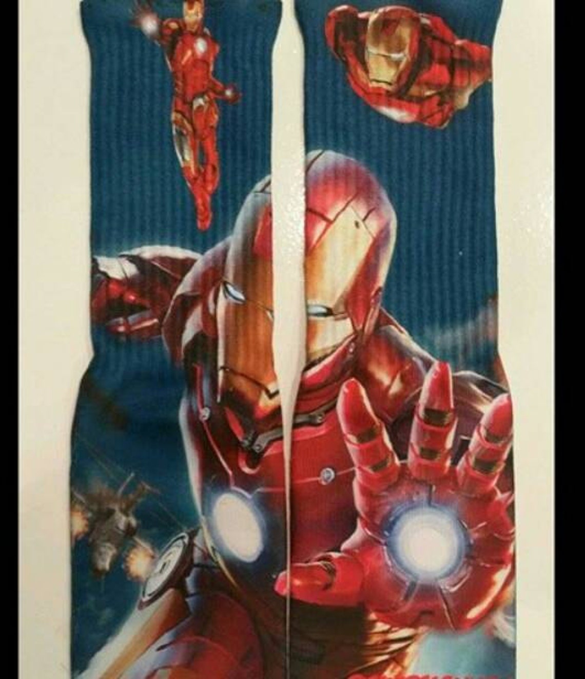 Cartoon Iron Man Custom Dryfit Socks | Etsy