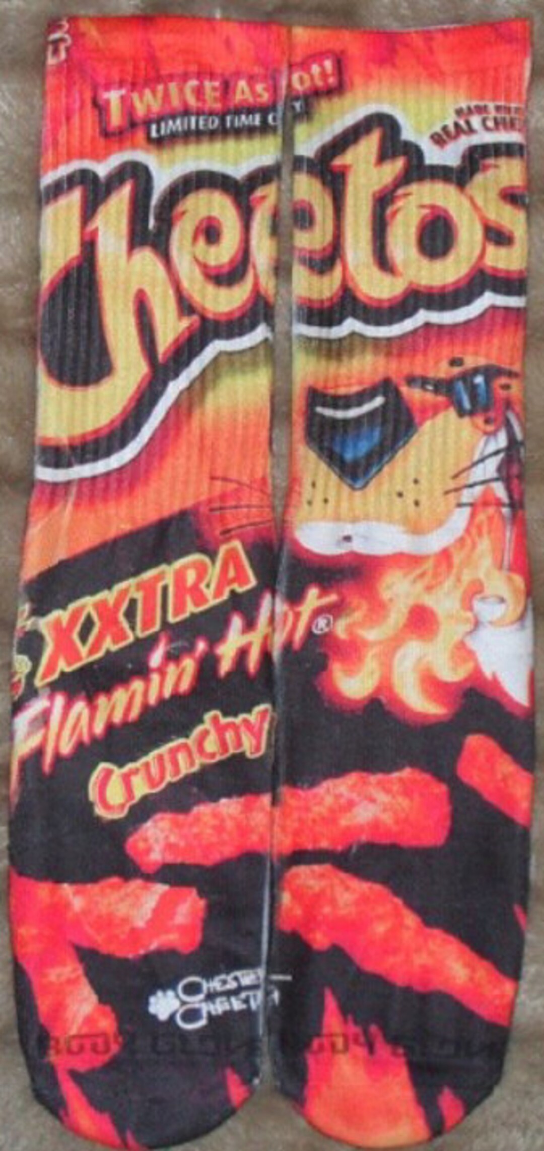 Flaming Hot Cheetos Custom Dryfit Socks - Etsy