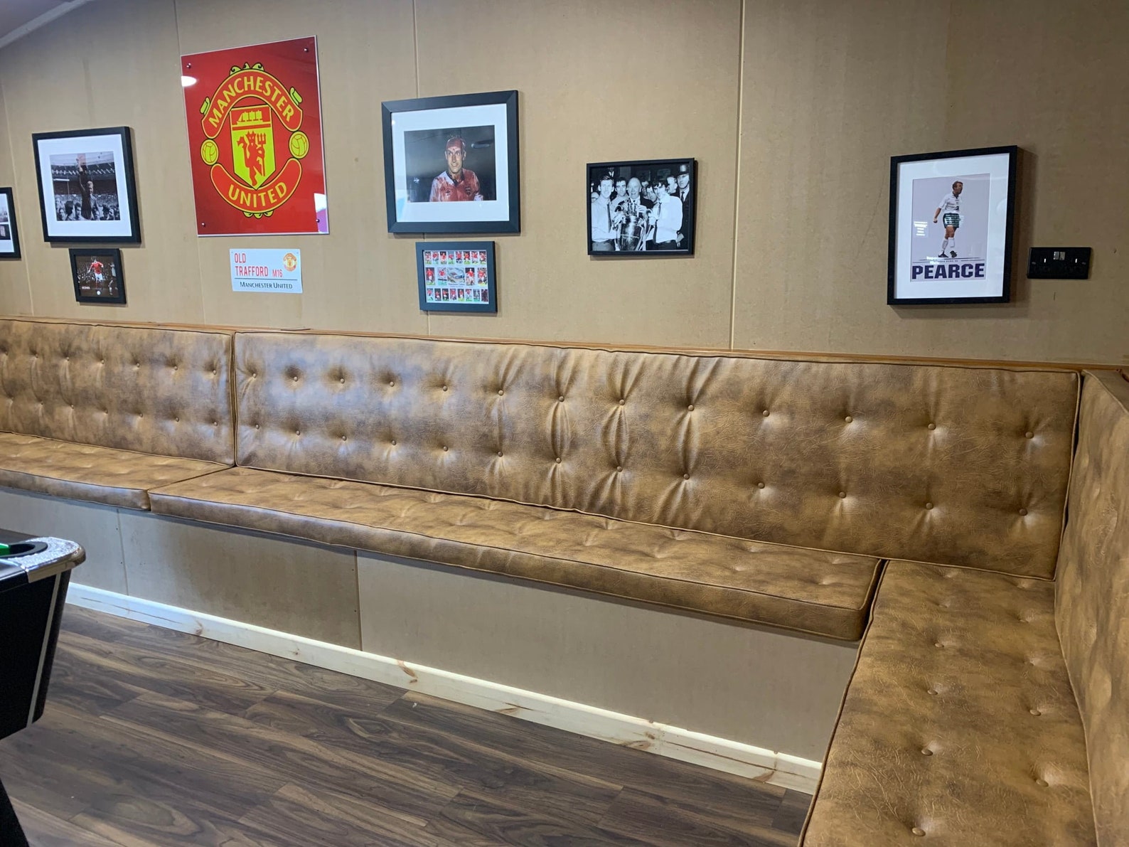 Banquette Seating Honey Yellow Faux Leather Bench Cushion - Etsy