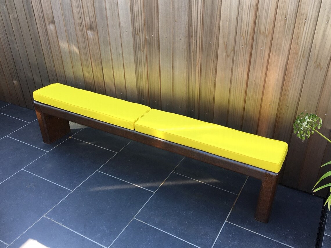 Bright Yellow Outdoor Cushions Made to Order Washable - Etsy