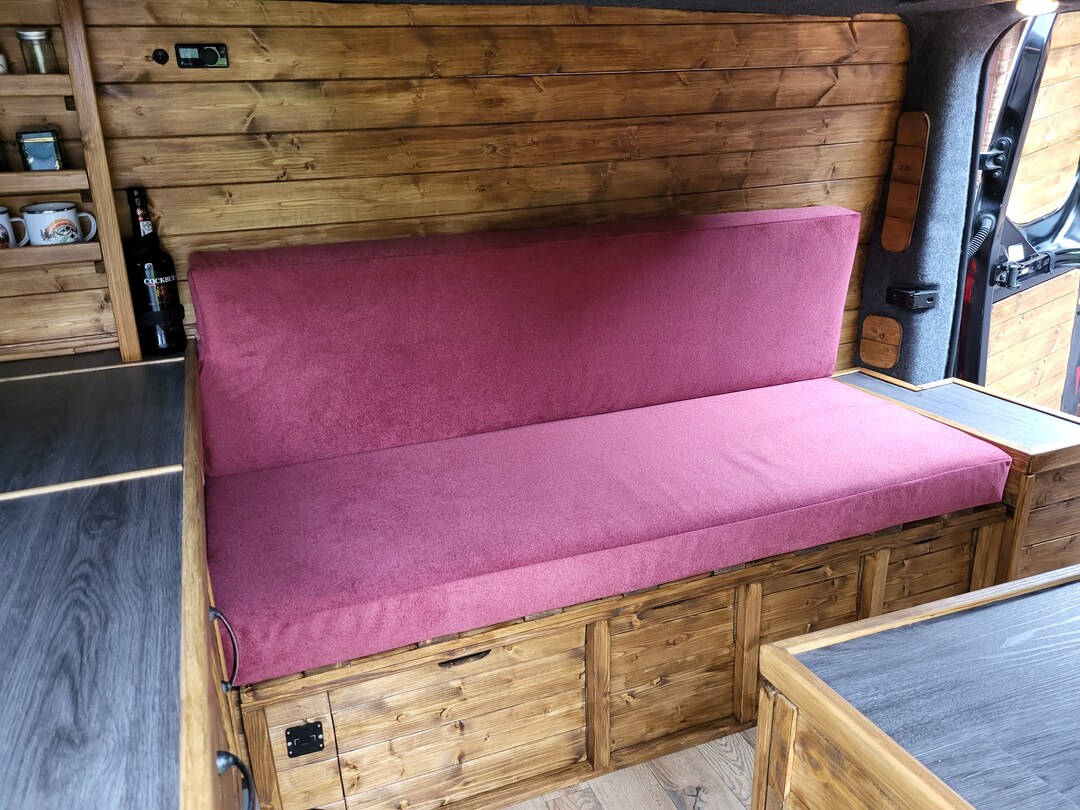 Bench Cushions Custom Made, Campervan, Glamping, Log Cabin, Washable ...