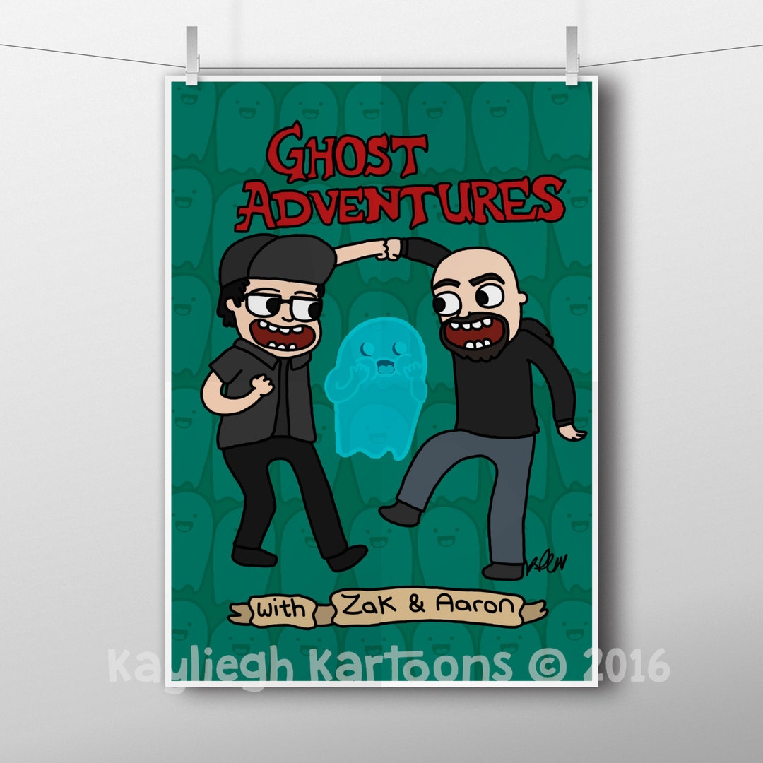 Ghost Adventures, Illustration, Art Print, Zak Bagans, Aaron Goodwin ...