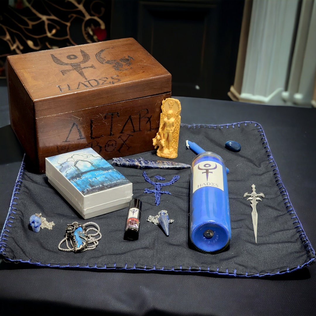 Hades Greek God Deity Altar Box - Etsy