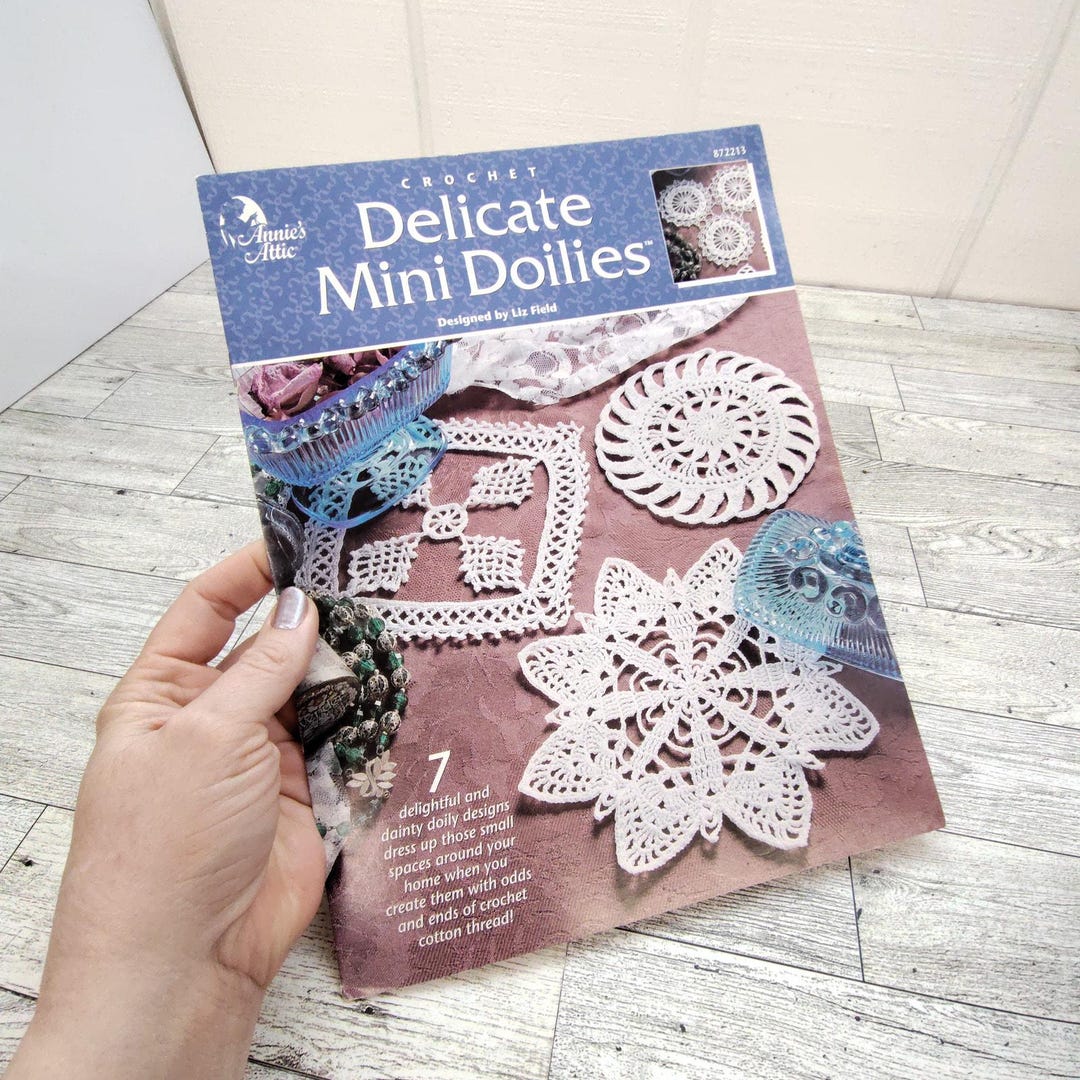 Crochet Delicate Mini Doilies Annies Attic 872213 Craft Booklet Y2k 7 ...