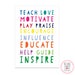 Printable, Teacher Print, Wall Print, Teacher Quote, Teacher Gift ...