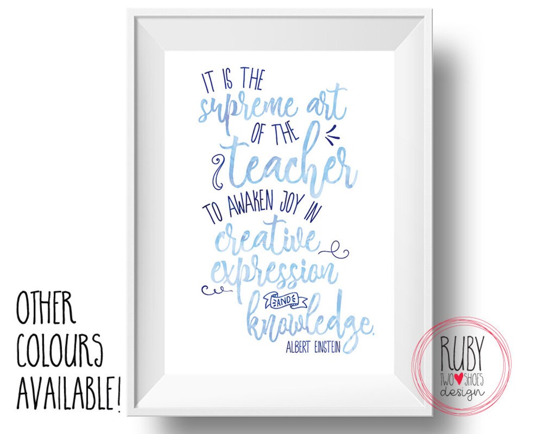 Class of 2020, Teacher Gift, Wall Print, Teacher Quote, End of Year ...