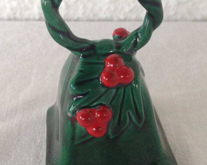Vintage 1960's-1970's Lefton Holy Bell With Red Berries - Etsy