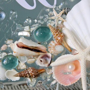 Seashell Welcome Sign: Beach Cottage Decor, Coastal Wall Art - Etsy