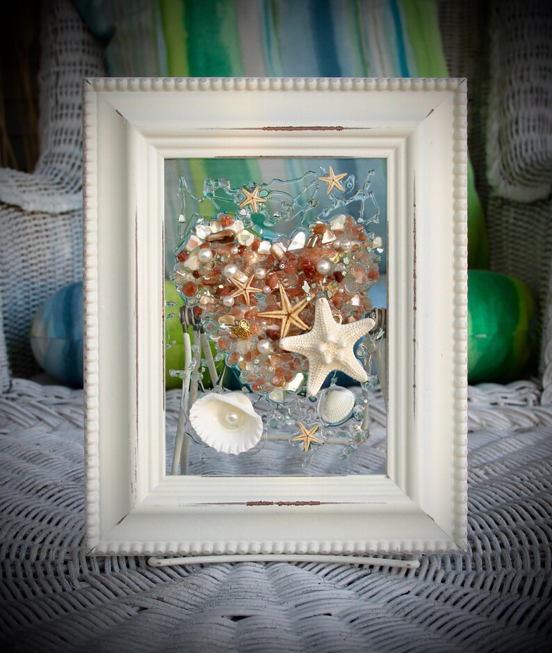 Coral Shell Heart for Beach Decor Coastal Seashell Wall - Etsy