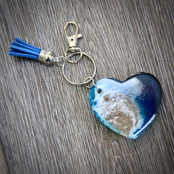 Heart Key Chain - Etsy