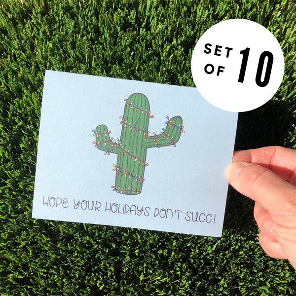 Cactus Pun Card - Etsy
