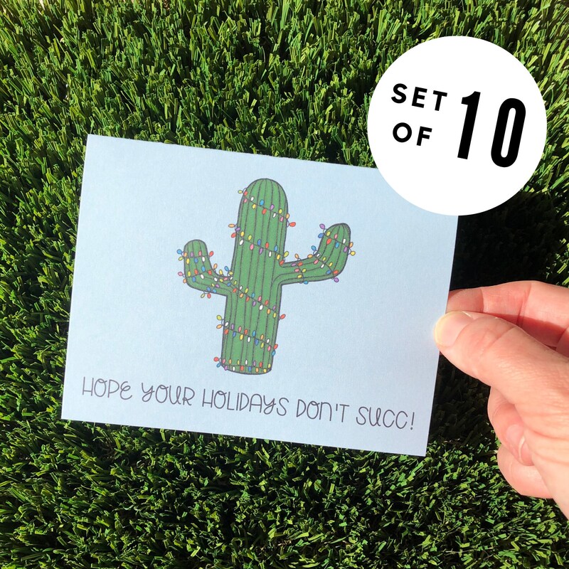 Cactus Pun Card - Etsy