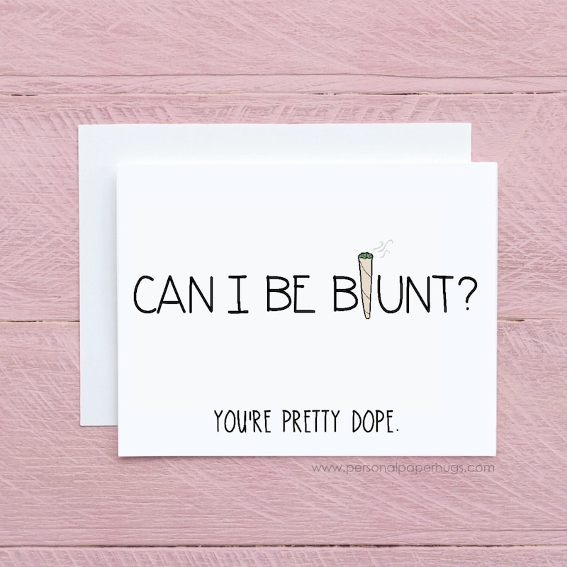 Weed Greeting Card - Etsy