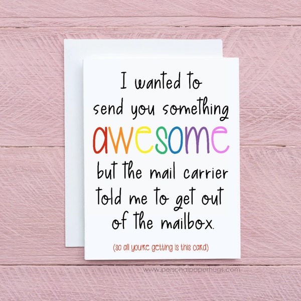 Funny Missing You Friend Card - Etsy