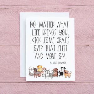 Cute Funny Dog Puppy Encouragement Inspirational Thinking of You ...