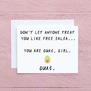 Funny Friendship Card for Friend Funny Taco Card Funny Guac Card Pick ...
