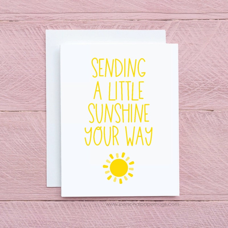 Sunshine Cards - Etsy