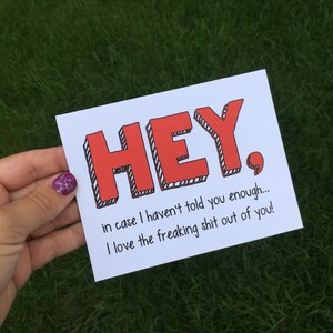 Funny I Love You Card for Long Distance Relationship, Funny Anniversary ...