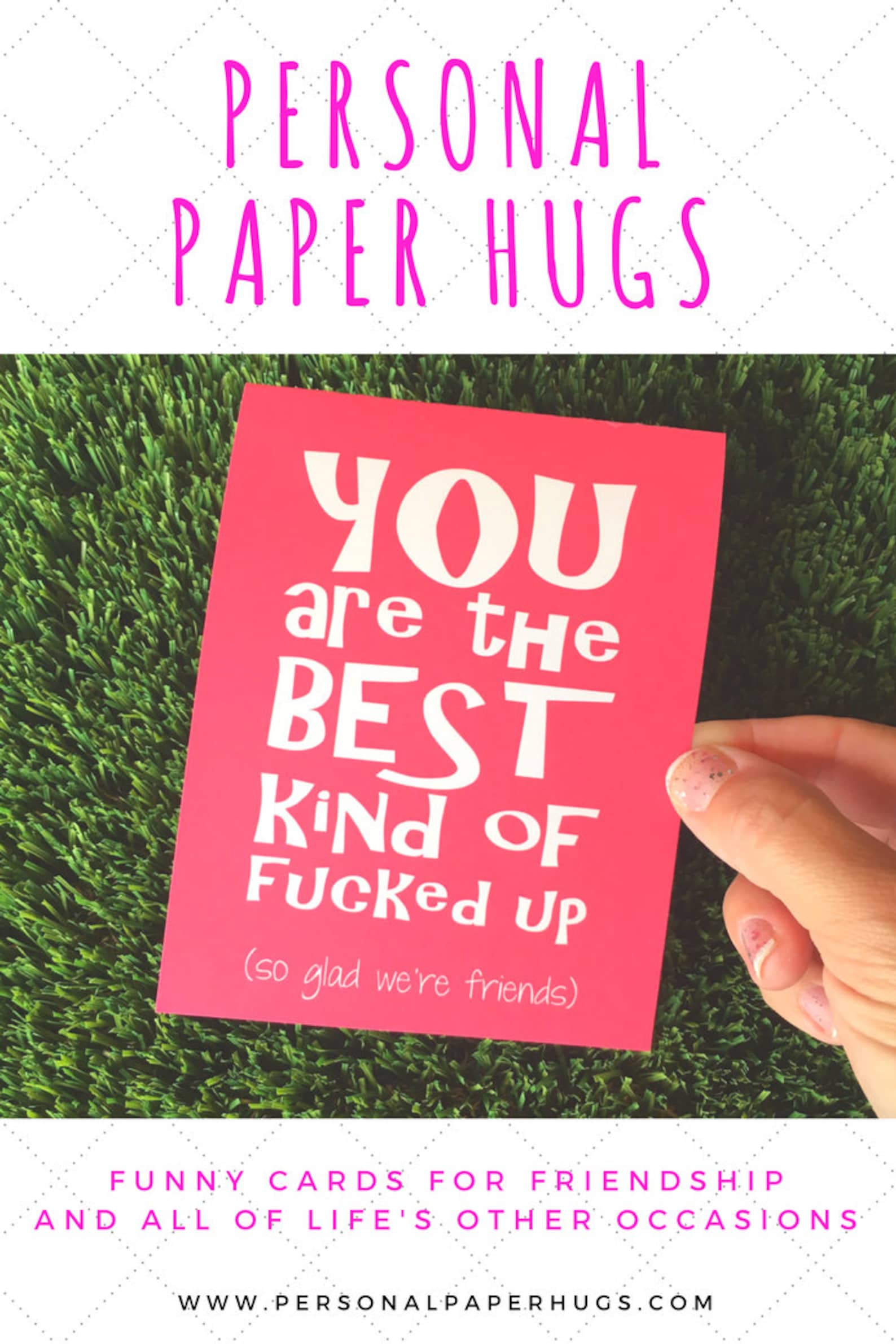 Funny Friendship Card / Funny Card for Friend / Funny Best - Etsy