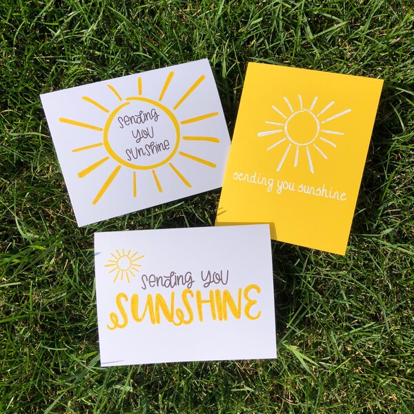 Sunshine Cards - Etsy