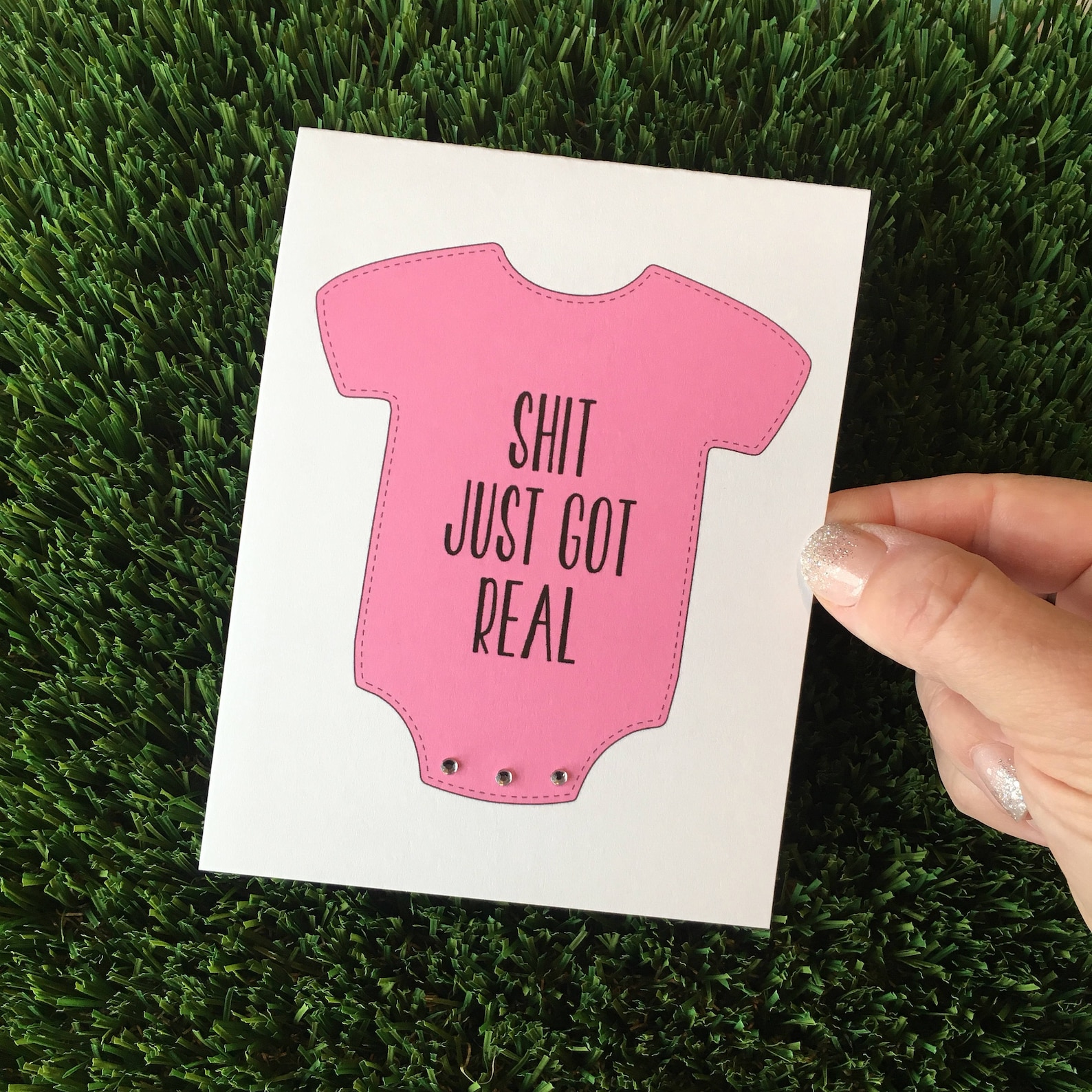 Funny Baby Card / Funny Baby Shower Card / Funny Card for New - Etsy