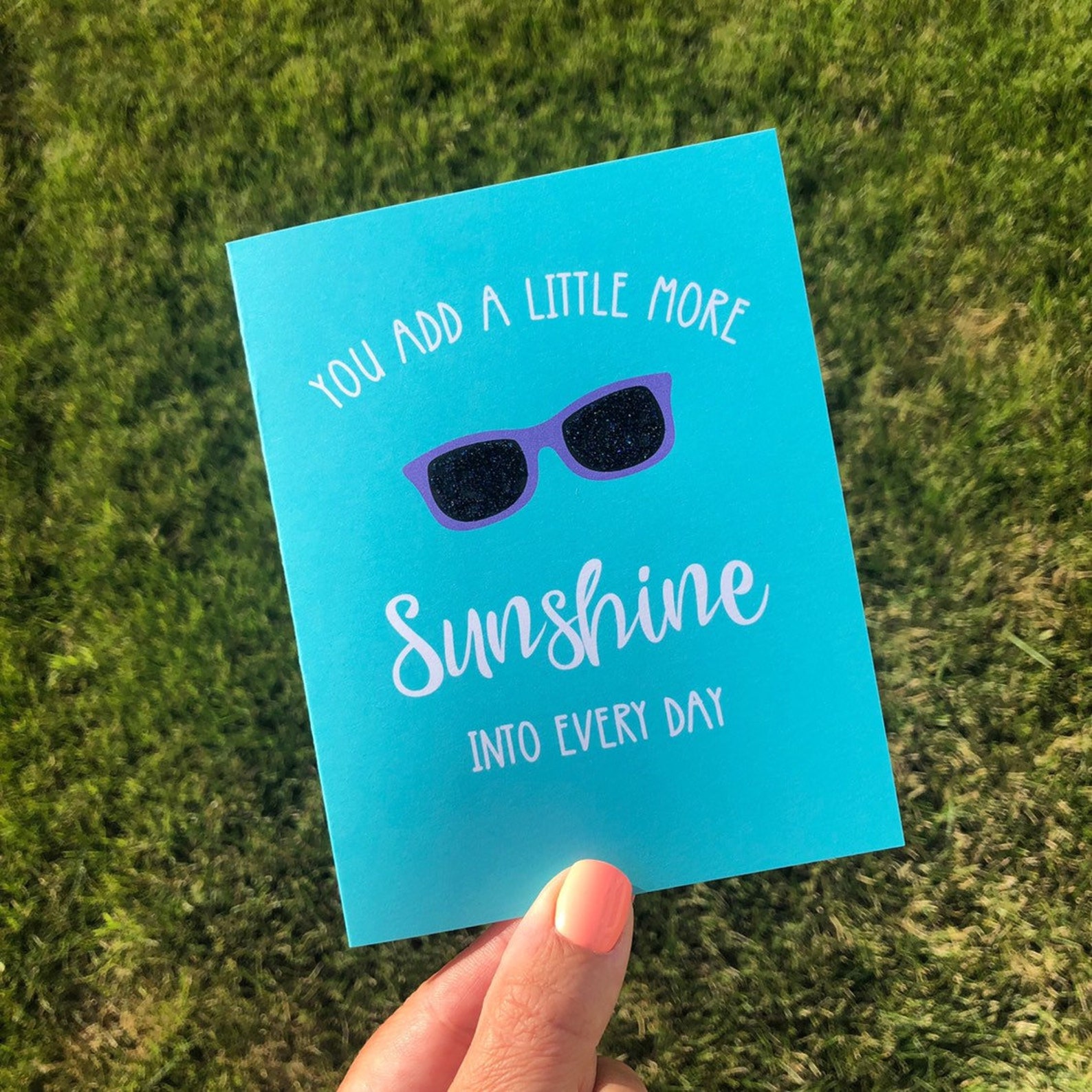 Fun Thinking of You Greeting Card Encouragement Card for - Etsy