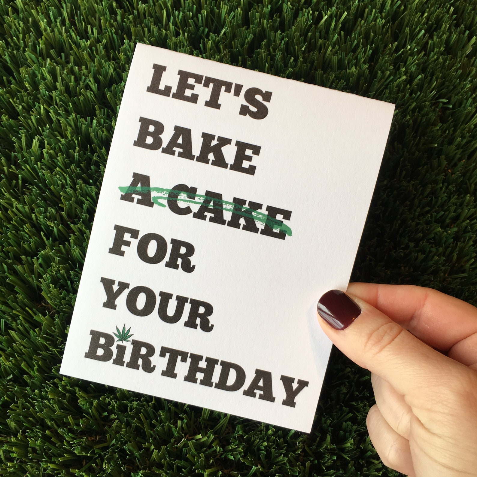 Weed Birthday Card / Stoner Card / Funny Birthday Card / Funny - Etsy