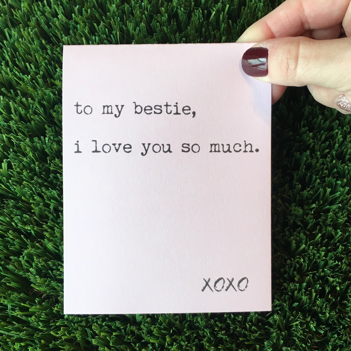 Best Friend Card / Bestie Card / Girl Gang Card / Friendship - Etsy