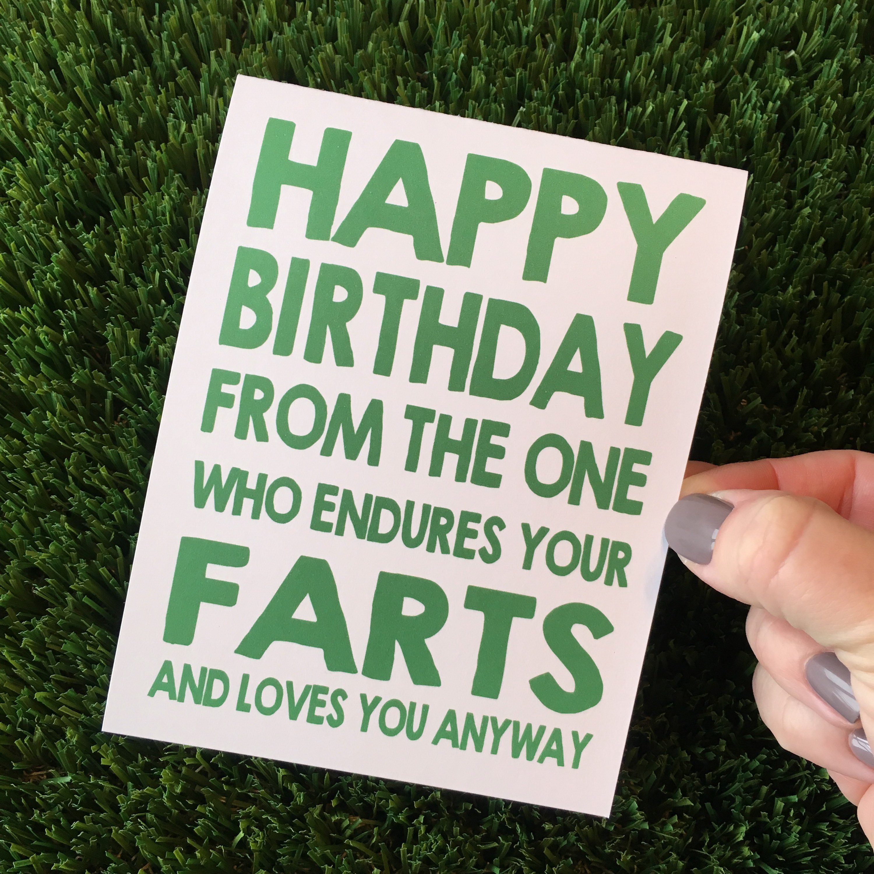 Funny Sarcastic Fart Birthday Card - Etsy UK