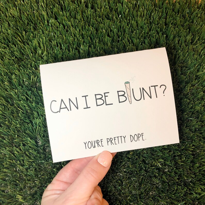 Funny Dope Marijuana Weed Friendship Greeting Card for friend | Etsy