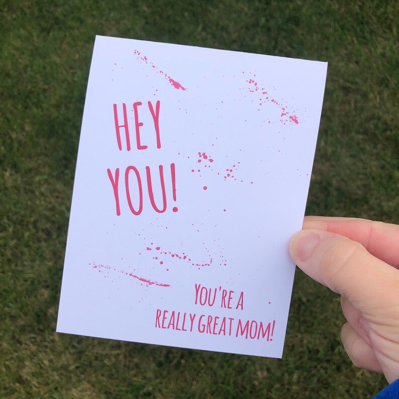 You're a Great Mom Mother's Day Card for Mom Friends | Etsy