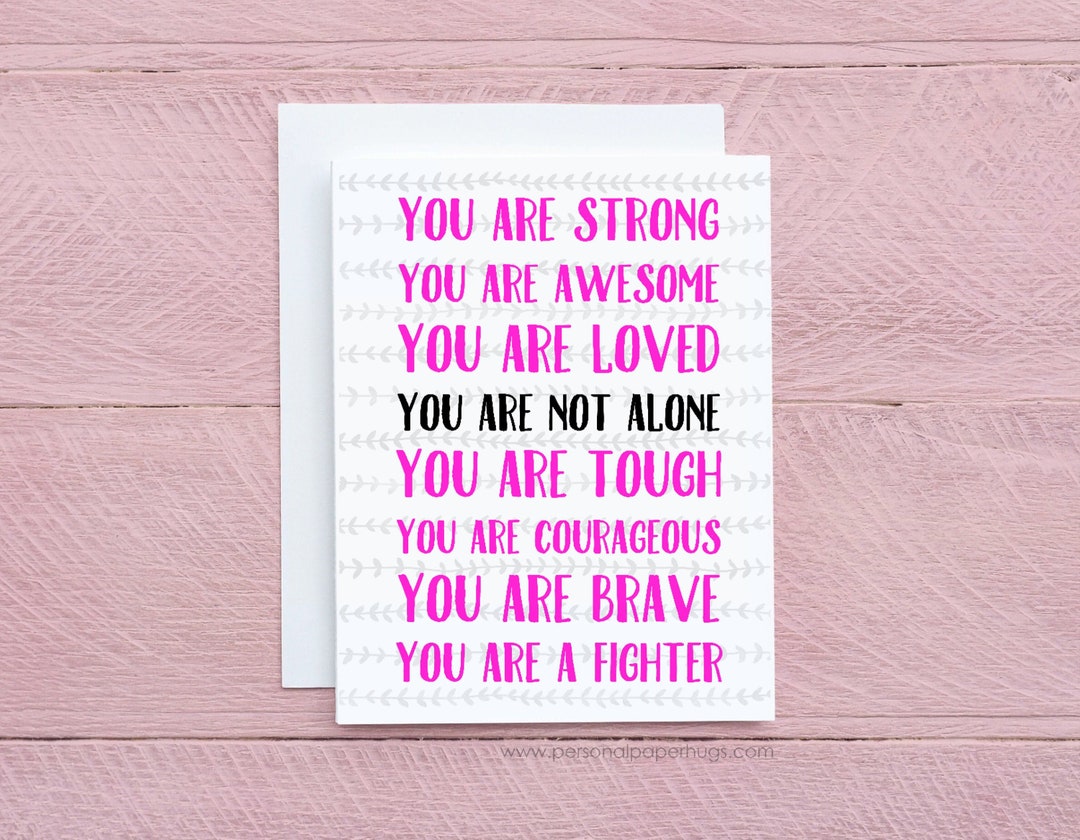 Cancer Card Friend Cancer Patient Cancer Support Card Cancer ...