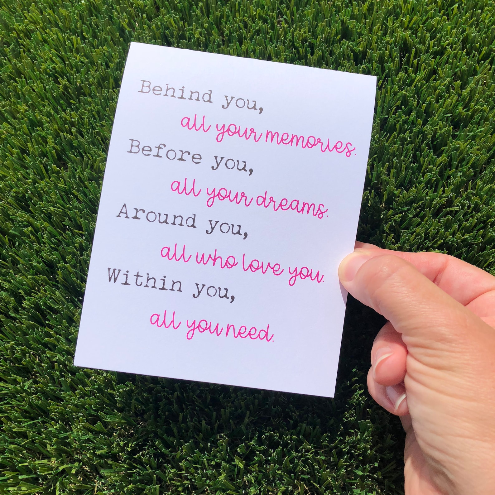 Encouragement Affirmation Support Card for Women Thinking of - Etsy