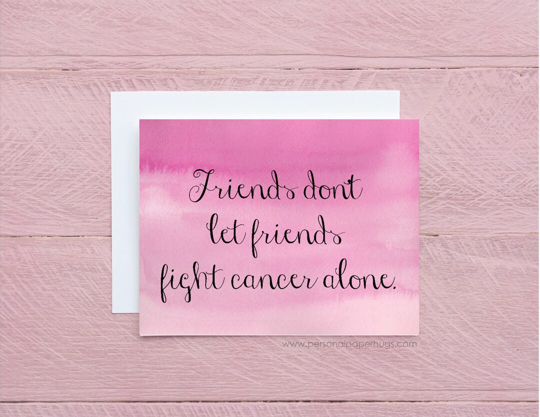 Uplifting Cancer Support Card: Encouragement for Friend - Etsy
