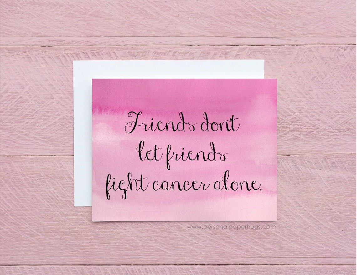 Cancer Card Cancer Patient Cancer Support Card Cancer | Etsy