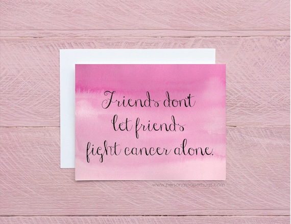Cancer Card Cancer Patient Cancer Support Card Cancer | Etsy