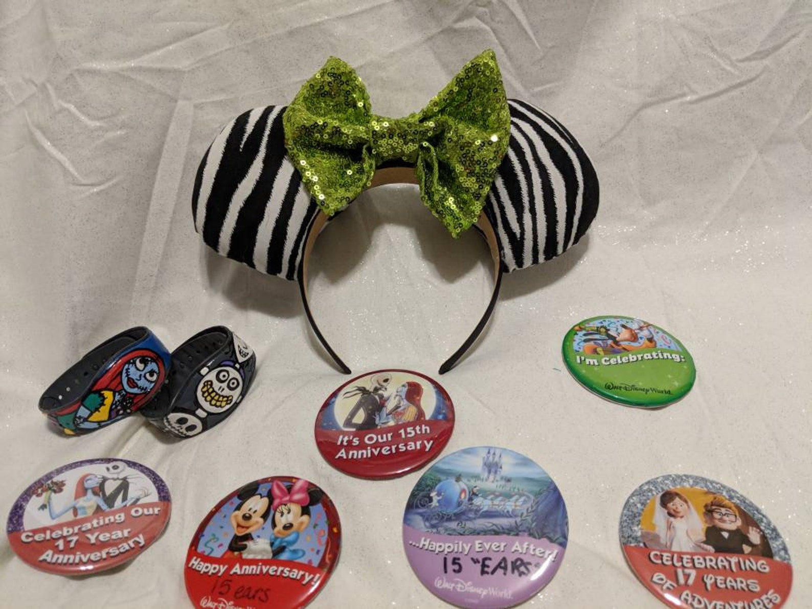 Zebra Mouse Ears // Headband // Ear Hat // Animal Print Ears - Etsy