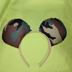 Camo Mouse Ears // Headband // America Ears // Army Ears // Military ...