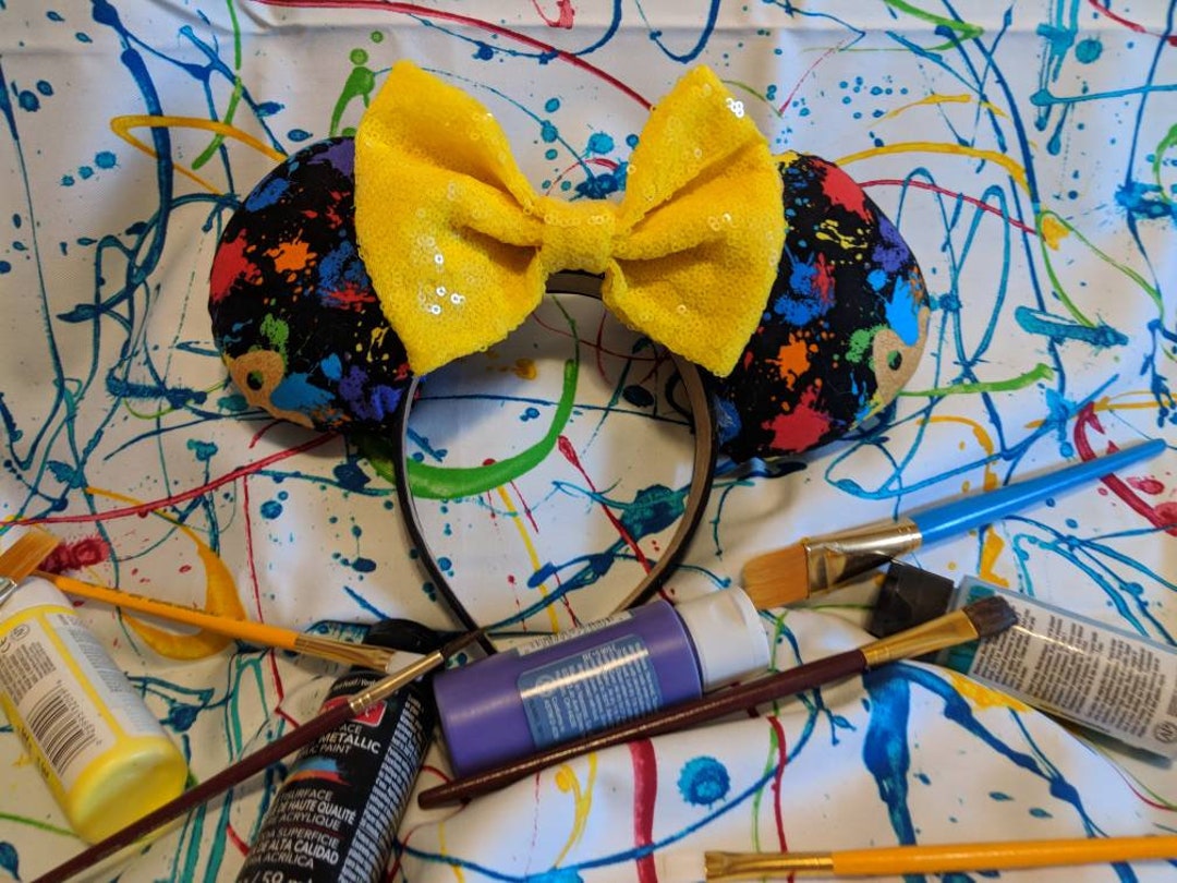Art Mouse Ears // Custom Ears // Ear Hat // Headband - Etsy