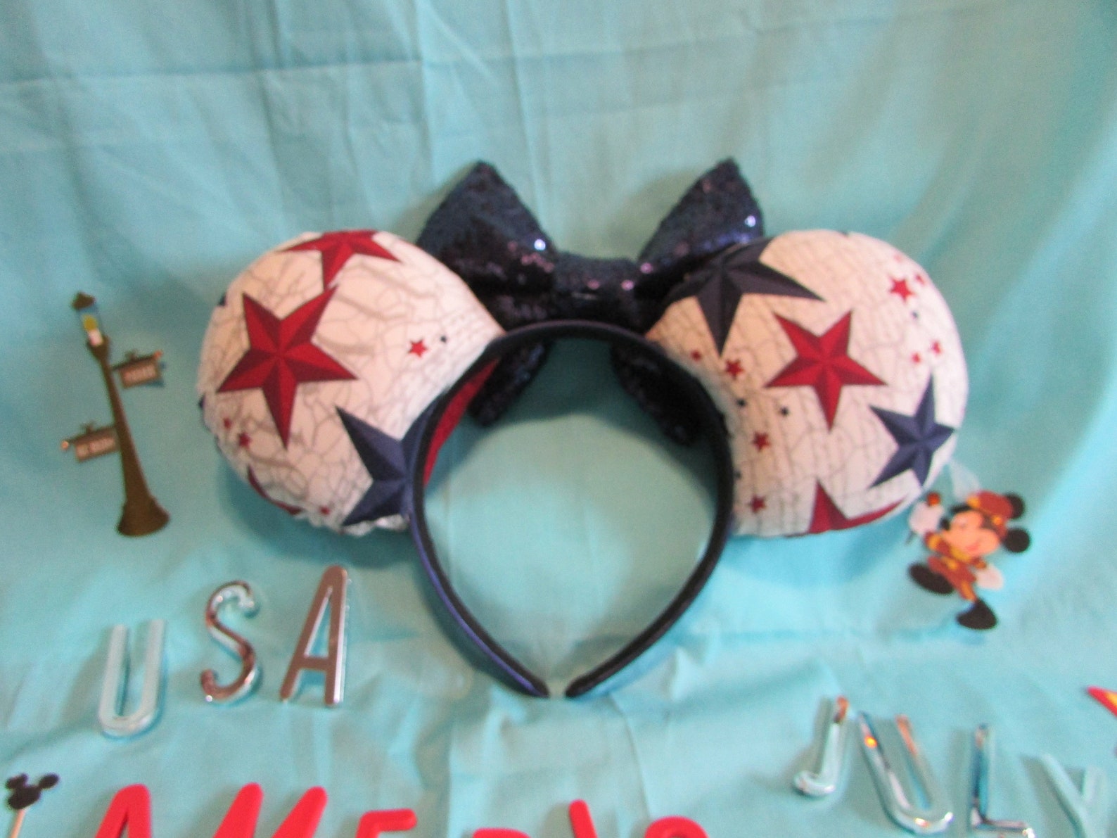 Patriotic Mouse Ears / Headband - Etsy