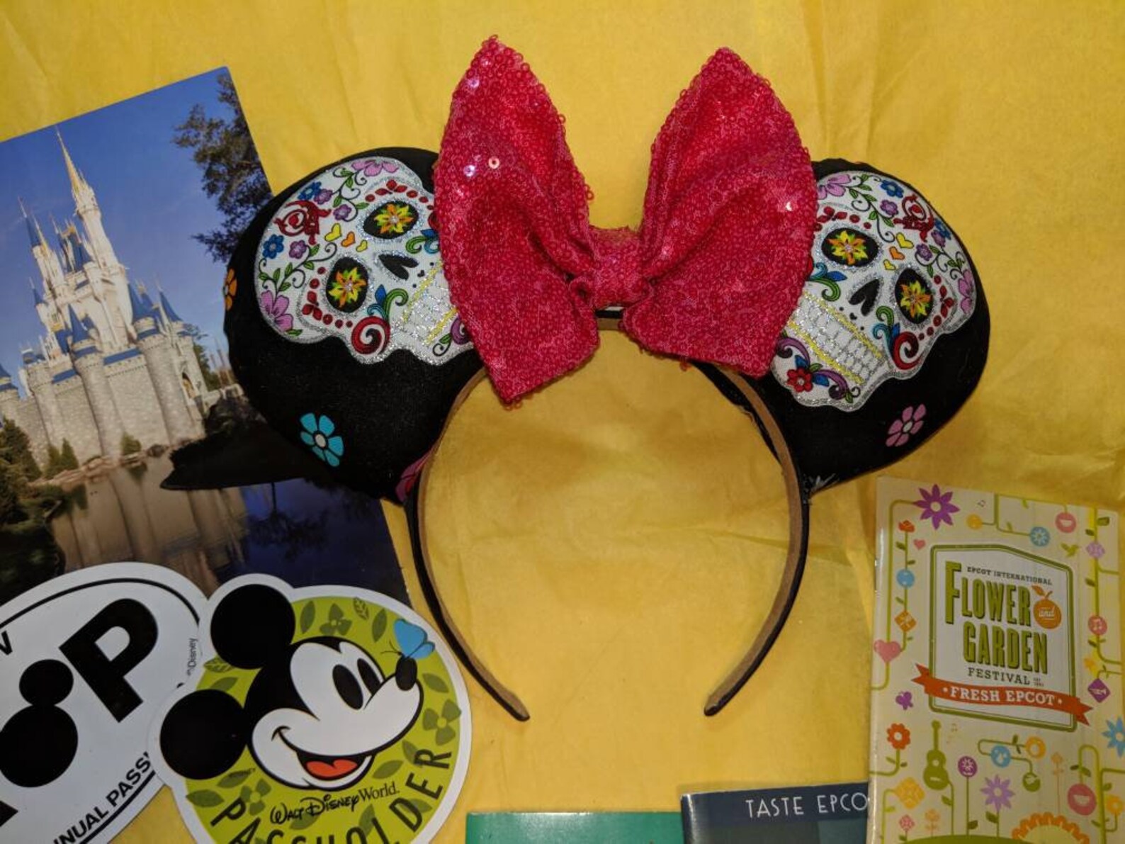 Day of the Dead Mouse Ears// Ear Hat // Headband // Custom - Etsy