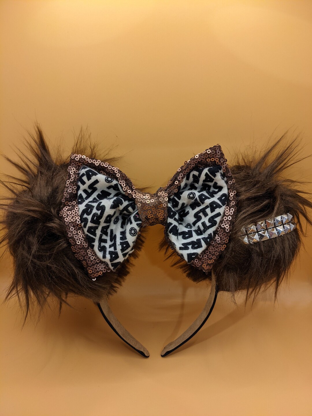 Handmade Wookie Mouse Ears: Galaxy's Edge Inspired Headband Ear Hat - Etsy