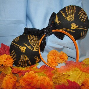 Bones Inspired Mouse Ears / Headband - Etsy