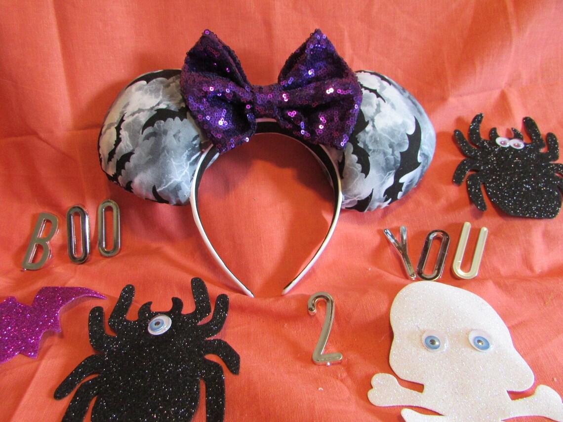 Spooky Halloween Mouse Ears // Headband // Not so scary Ears | Etsy