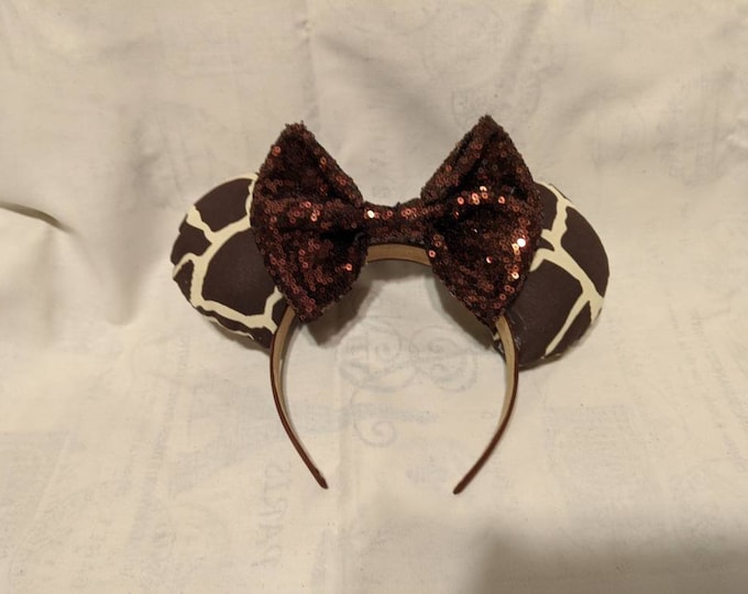 Animal Print Satin Ears - Etsy