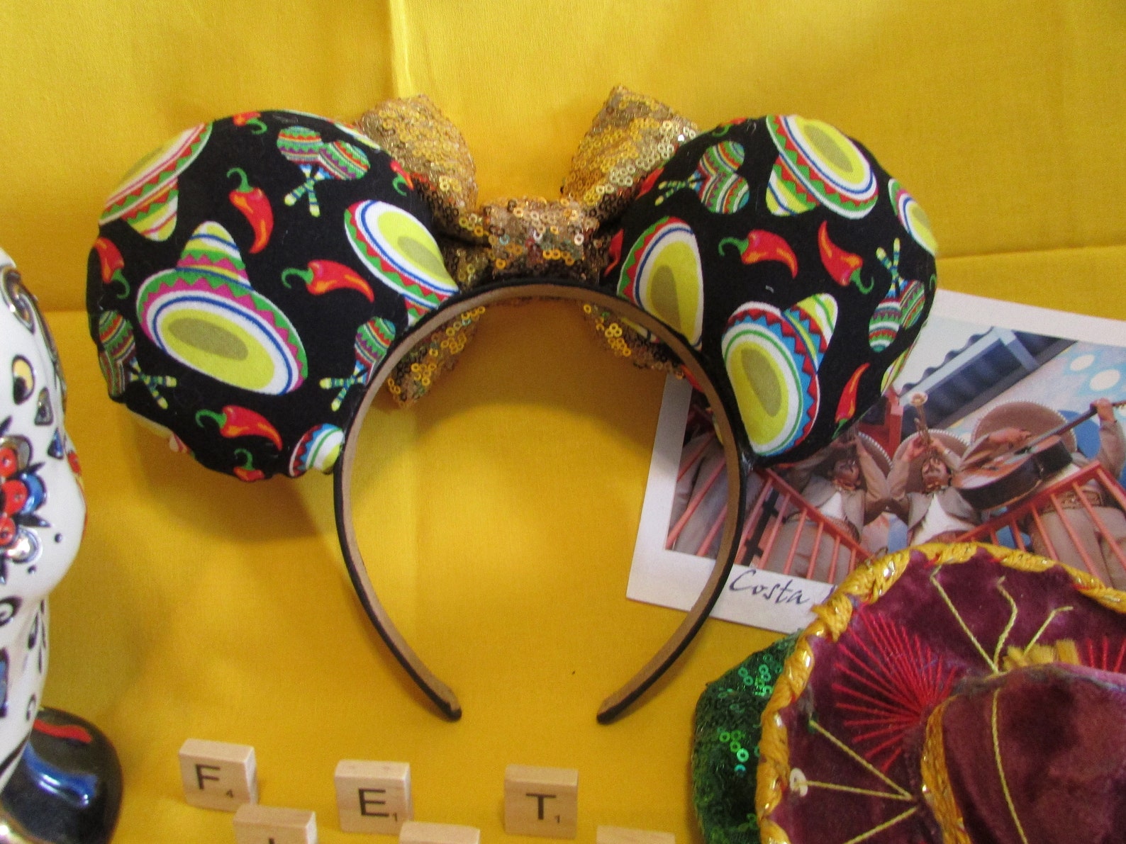Mexican Spanish Mouse Ears / Headband - Etsy