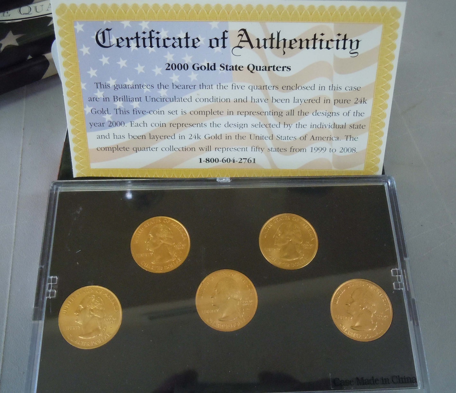 Gold and Platinum Edition State Quarter Collection 1999 2000 | Etsy
